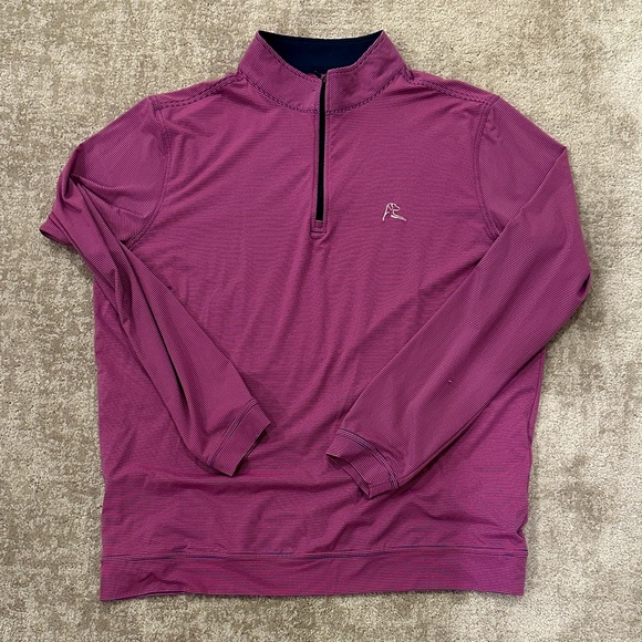 Rhoback | Jackets & Coats | Rhoback Mens Bluepinkish Purple Quarterzip ...